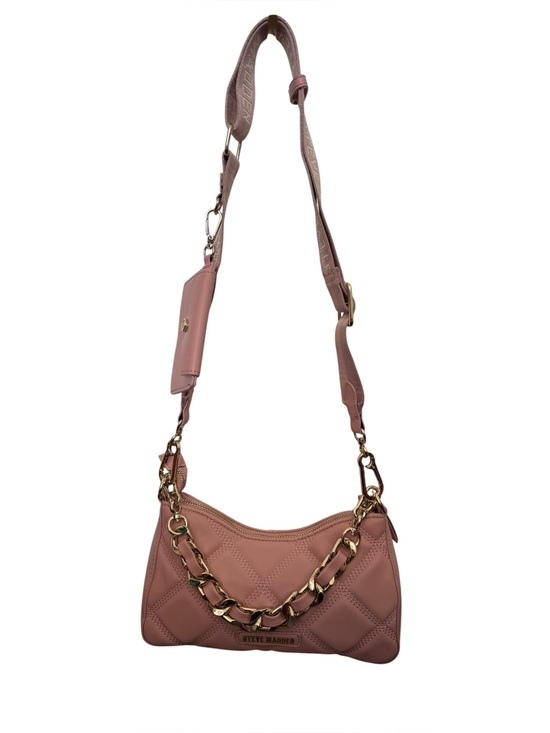 Steve Madden | Bags | Steve Madden Bvitaln Quilted Crossbody Pink Like ...